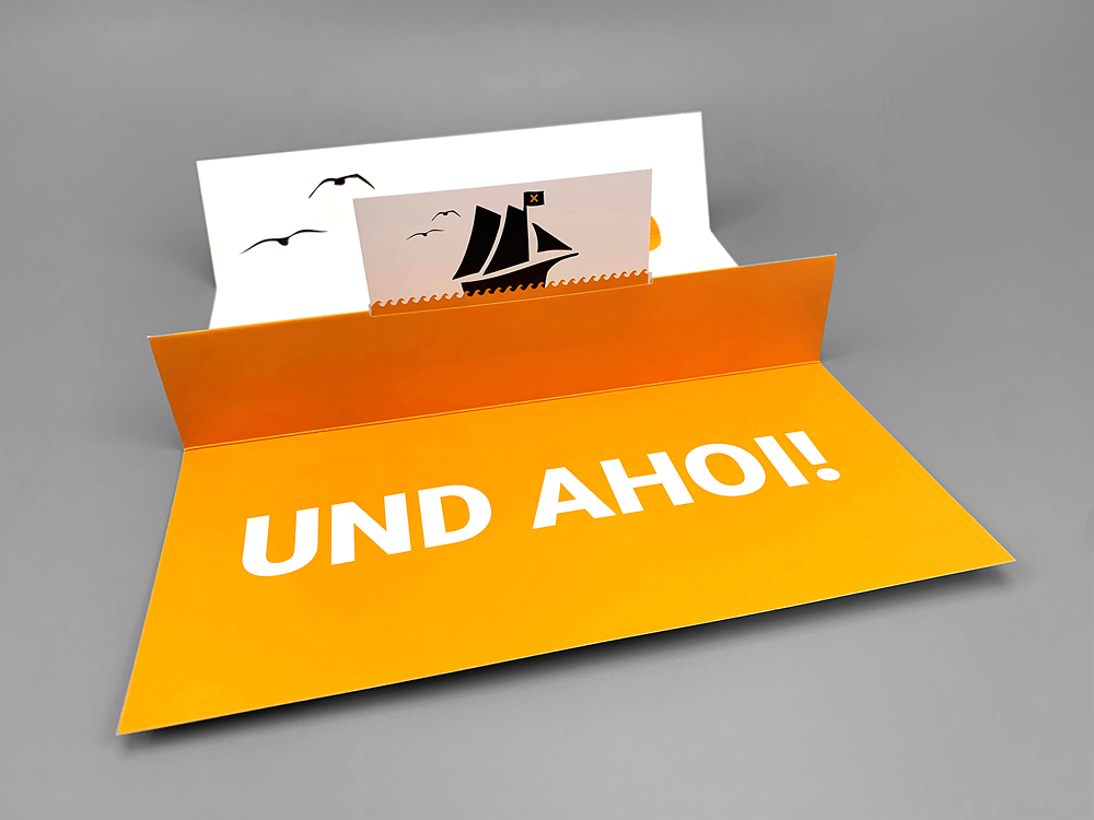 Präsentierkarte Klassik: Karten stilvoll präsentieren - EFFEKTIX